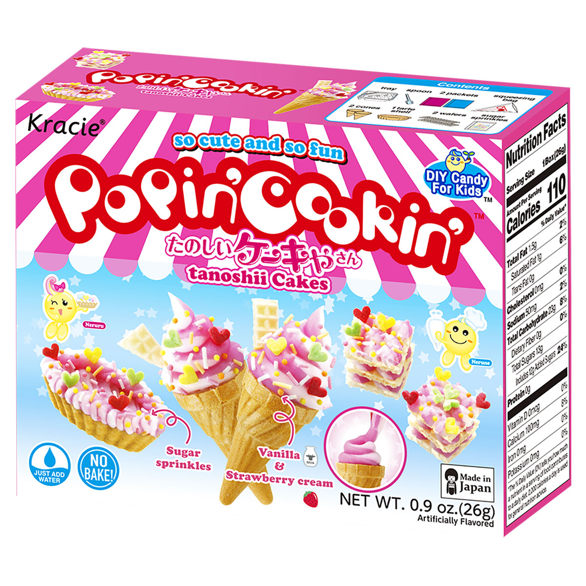 Kracie Popin' Cookin' Cake DIY Candy Kit – Arcaera