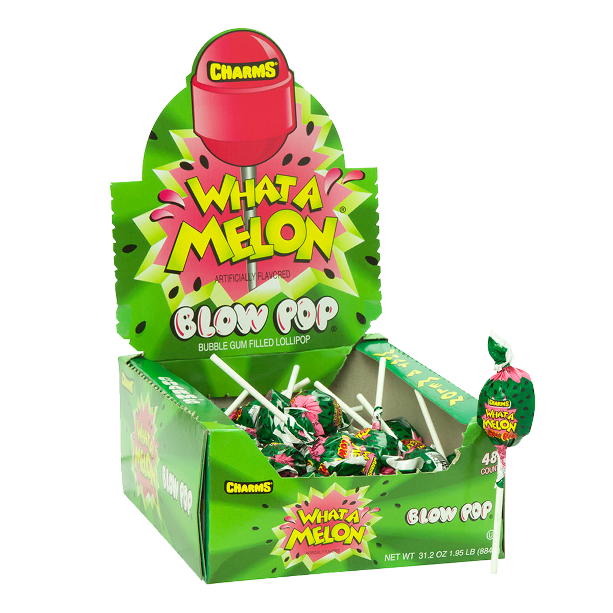 Charms Blow Pop What-A-Melon - 48ct – Arcaera