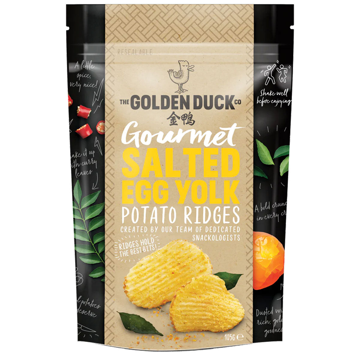 The Golden Duck Salted Egg Yolk Potato Ridges - 3.7oz – Arcaera