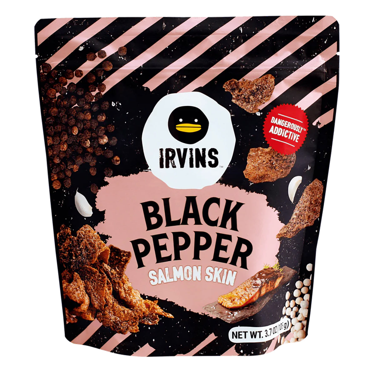 Irvins Salted Egg Black Pepper Salmon Skin - 105g – Arcaera