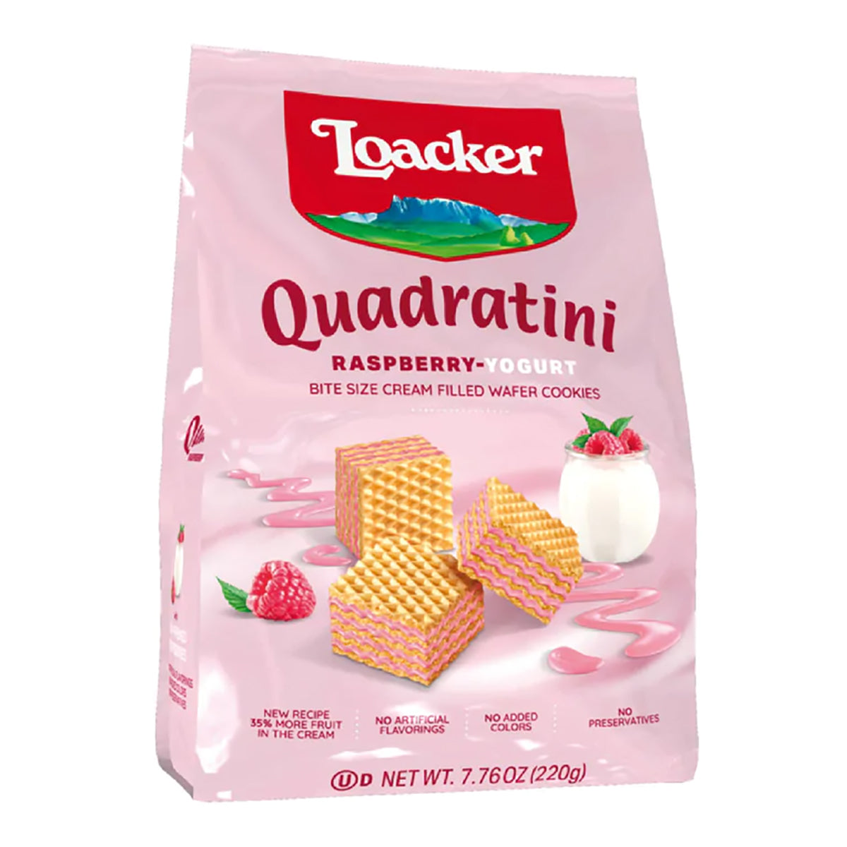 Loacker Quadratini Raspberry Yogurt - 220g – Arcaera