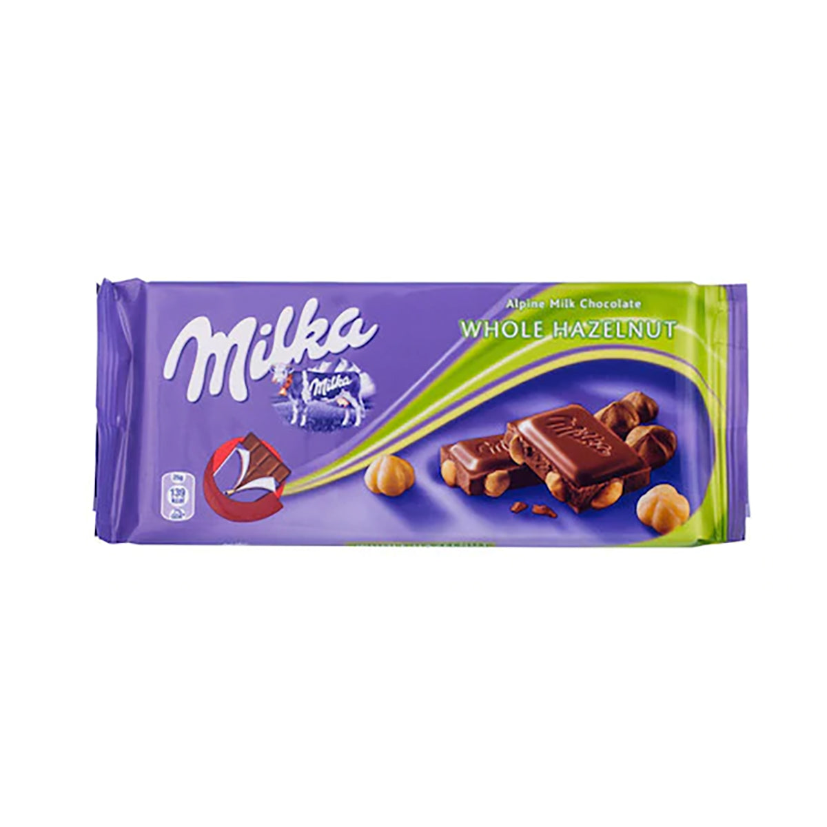 Milka Milk Chocolate with Whole Hazelnuts - 3.5oz – Arcaera