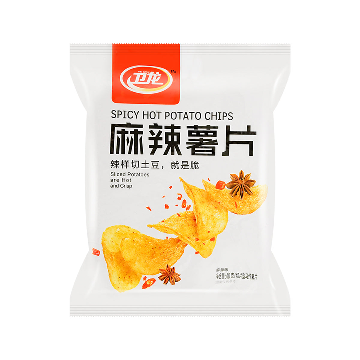 Wei Long Potato Slice (Spicy) - 200g – Arcaera